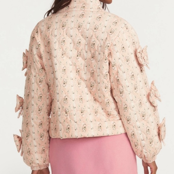 LoveShackFancy | Jackets & Coats | New Loveshackfancy Gianna Bow Jacket ...